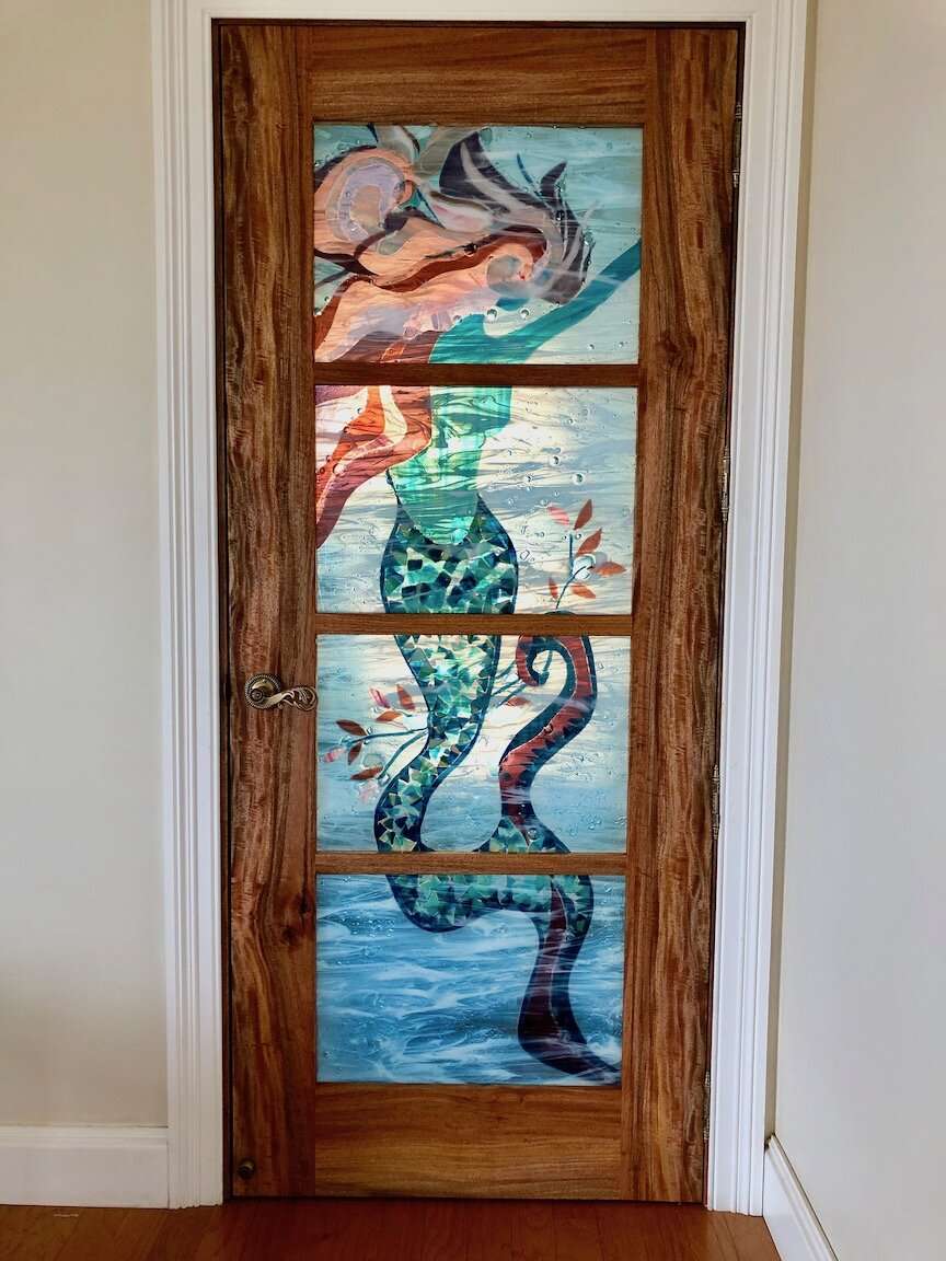 Collaborative Door Project - Strini Art Glass